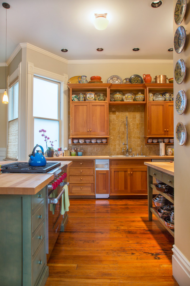San Francisco home of Joanne Weir - Kitchen - San Francisco - by Margot ...