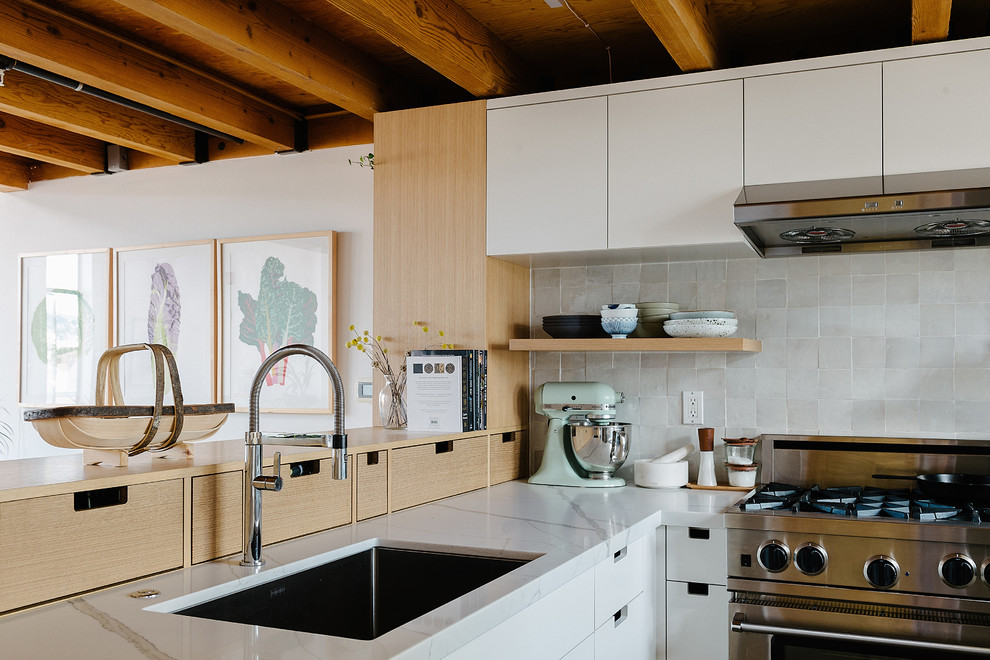 San Francisco Modern loft redo - Modern - Kitchen - San Francisco - by ...