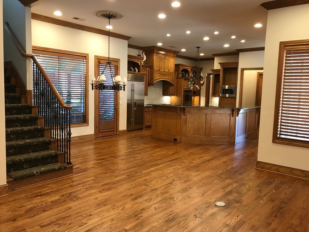Sand + Finish Wood Floors - Traditional - Kitchen - Dallas - by Winston ...