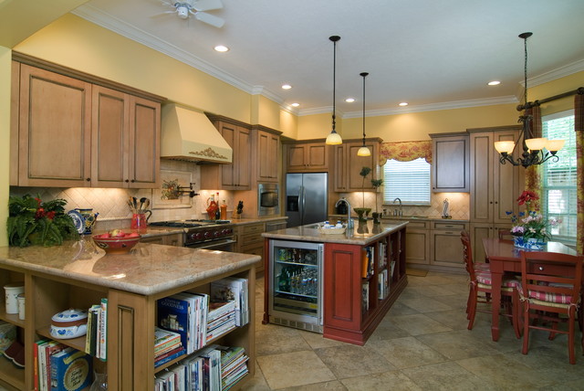 Sandstone Kitchen - Moderne - Cuisine - Houston - par Cabinet ...