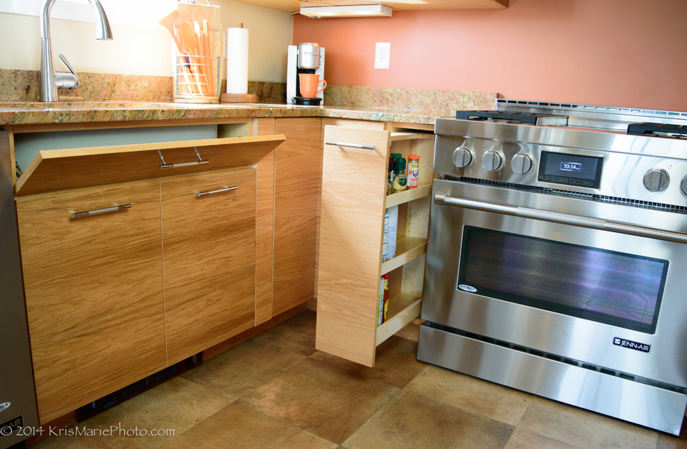 Sandwich Kitchen & Bath Remodel - Industrial - Kitchen - Boston - by ...