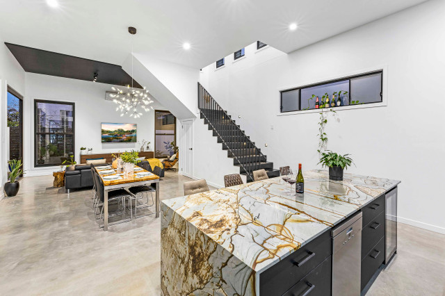 Santorini Quartzite - Contemporary - Kitchen - Brisbane - by SNB Stone ...