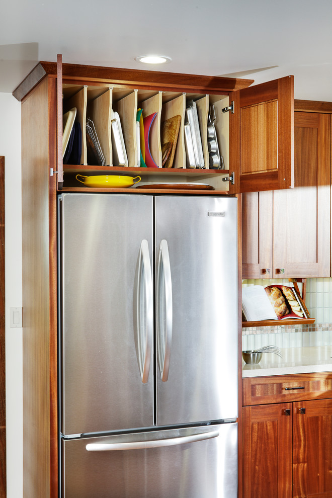 Sapele Kitchen - Contemporary - Kitchen - Sacramento - by MAK Design ...