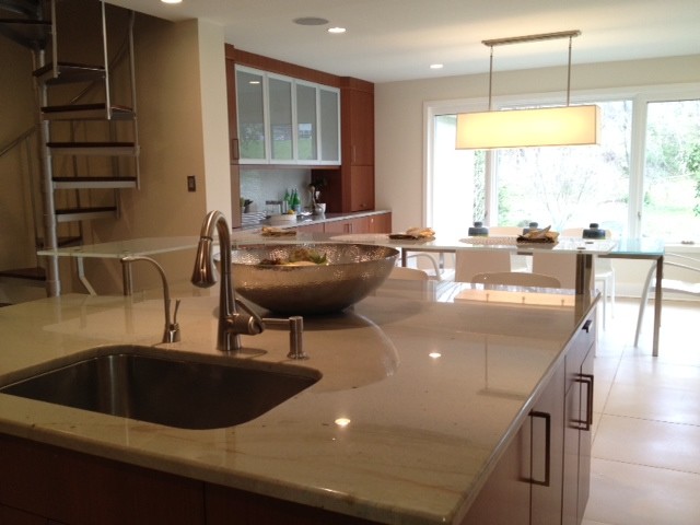 Sapele Modern Kitchen - Contemporary - Kitchen - Philadelphia | Houzz