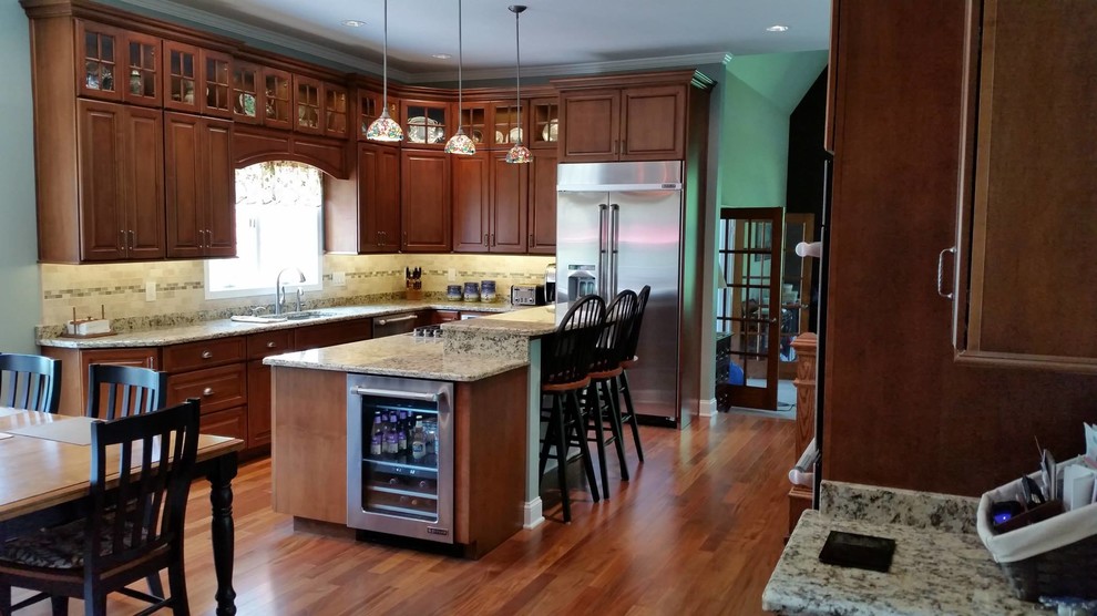 Sarah and Wills Kitchen Before and After - Traditional - Kitchen ...