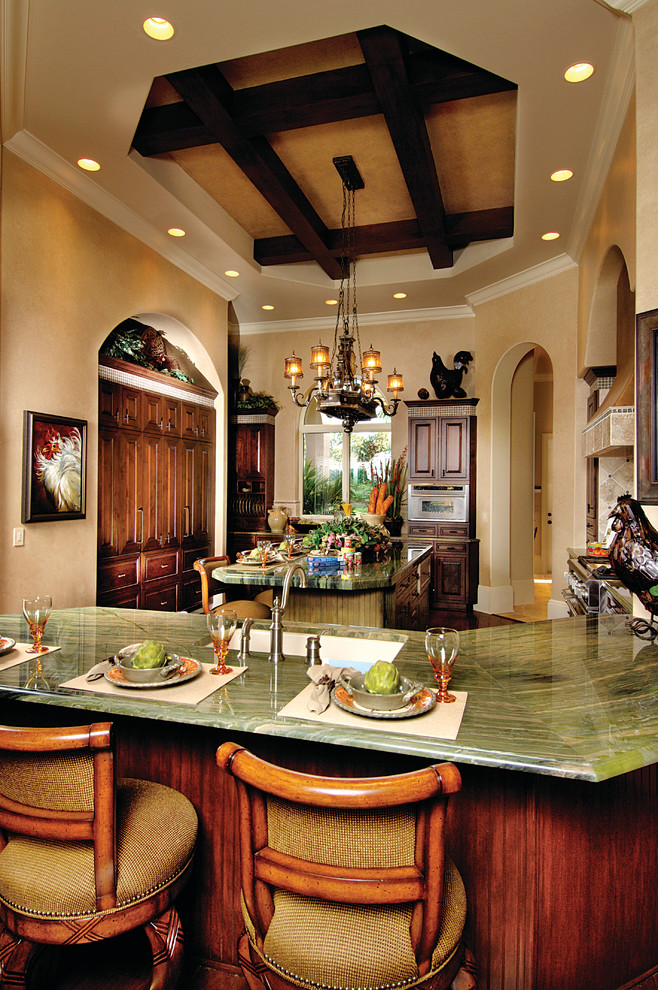 Sater Design Collection's 6955 "Prima Porta" Home Plan - Mediterranean ...