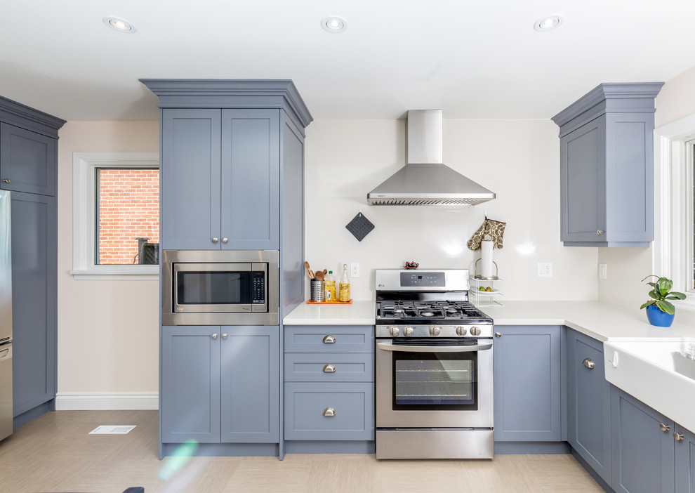 Scarborough Open Concept Kitchen - Contemporary - Kitchen - Toronto ...