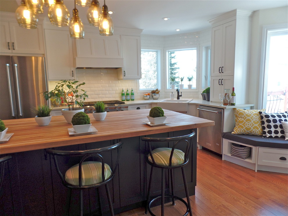 Scenic Acres Kitchen Transformation - Transitional - Kitchen - Calgary ...