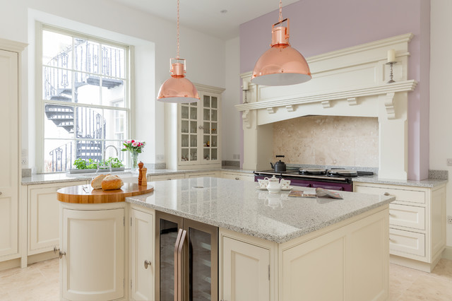Scottish lavender and cream - Traditional - Kitchen - London - by ...