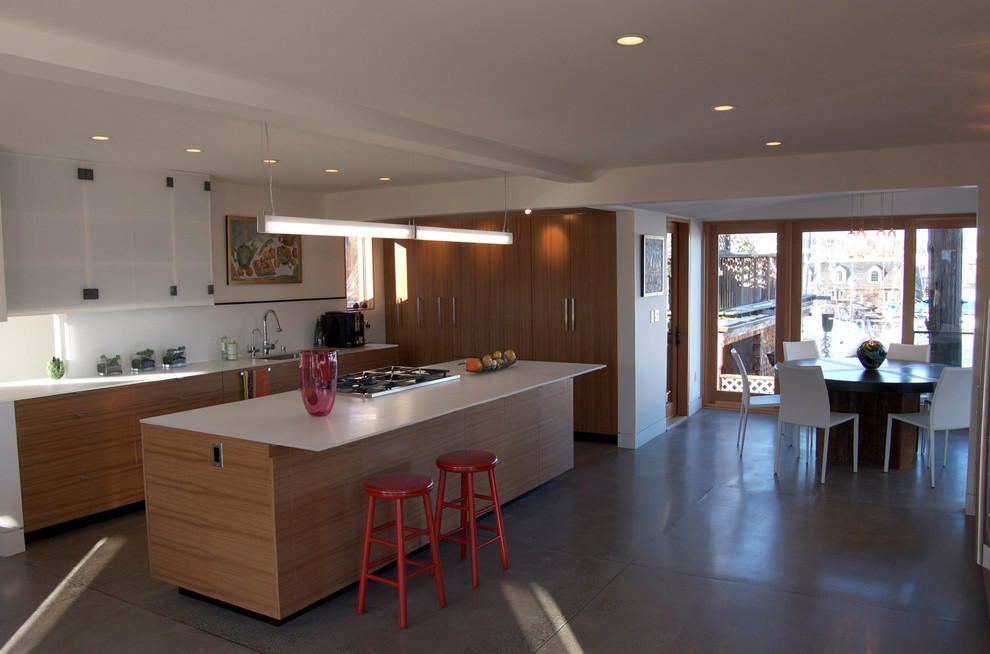 Seattle Houseboat - Contemporary - Kitchen - Seattle - by Terrene Homes ...