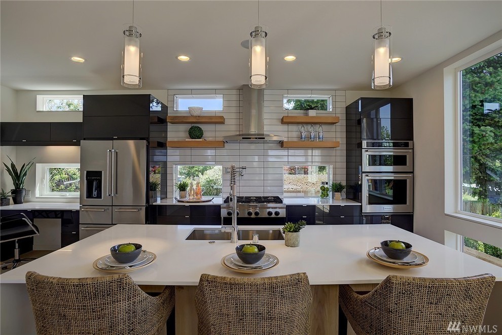 Seattle Townhome 1 - Modern - Kitchen - Seattle - by Acadia Craft | Houzz