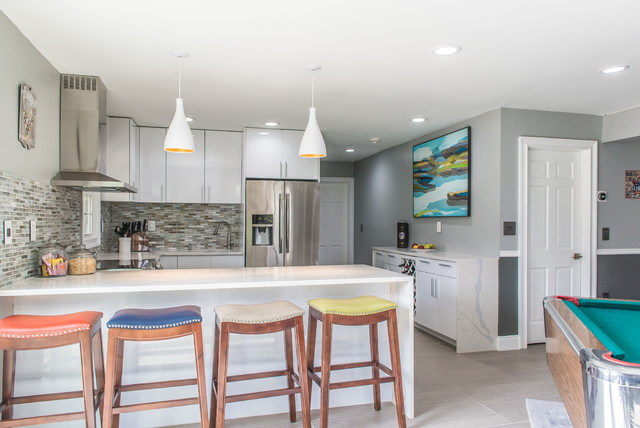 Second floor kitchen remodel - Contemporary - Kitchen - New York - by ...