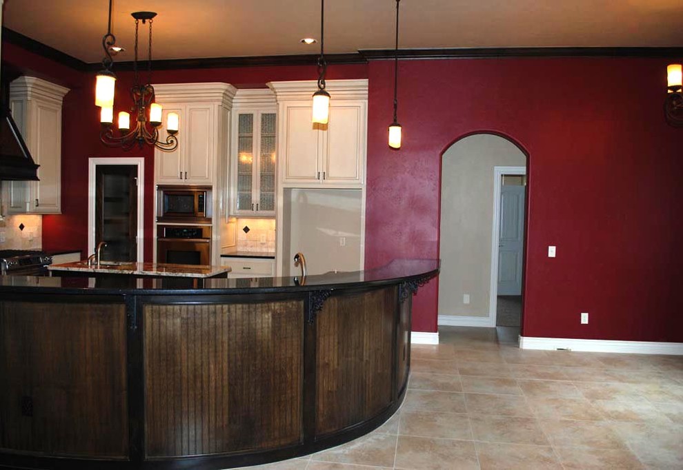 semi-circle kitchen bar - Contemporary - Kitchen - Oklahoma City - by ...