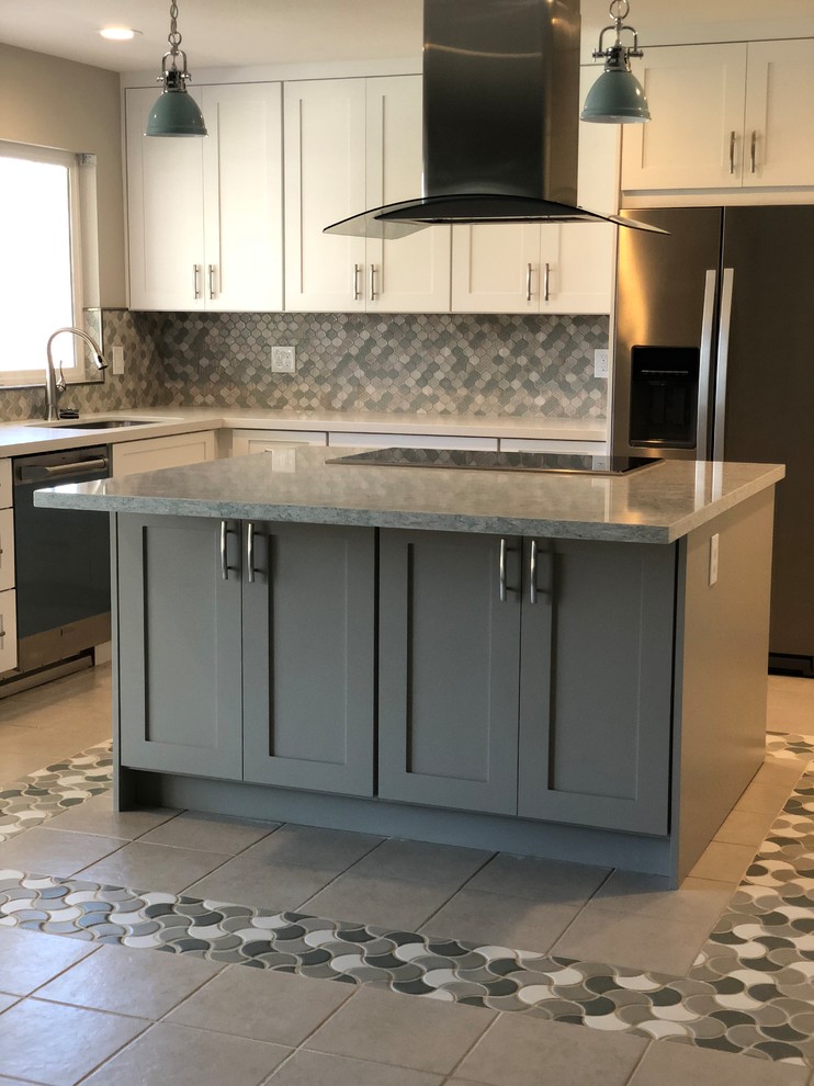 Serene and modern kitchen - Modern - Kitchen - Phoenix - by Creative ...