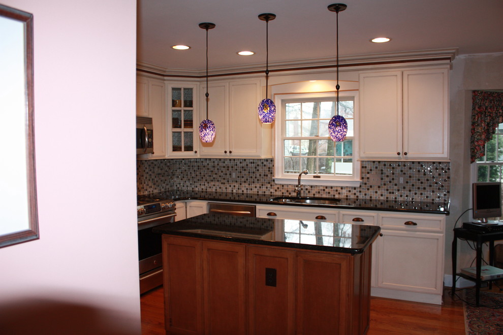 Severna Park Kitchen reusing granite top from old layout - Traditional ...