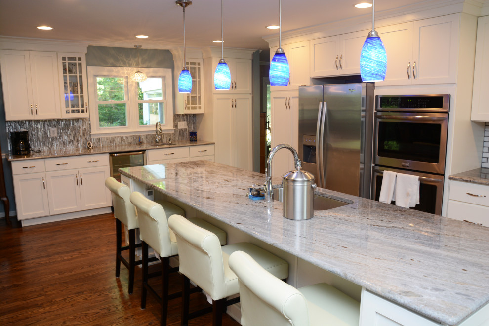 Severna Park, MD Kitchen Blue Granite Countertops - Traditional ...
