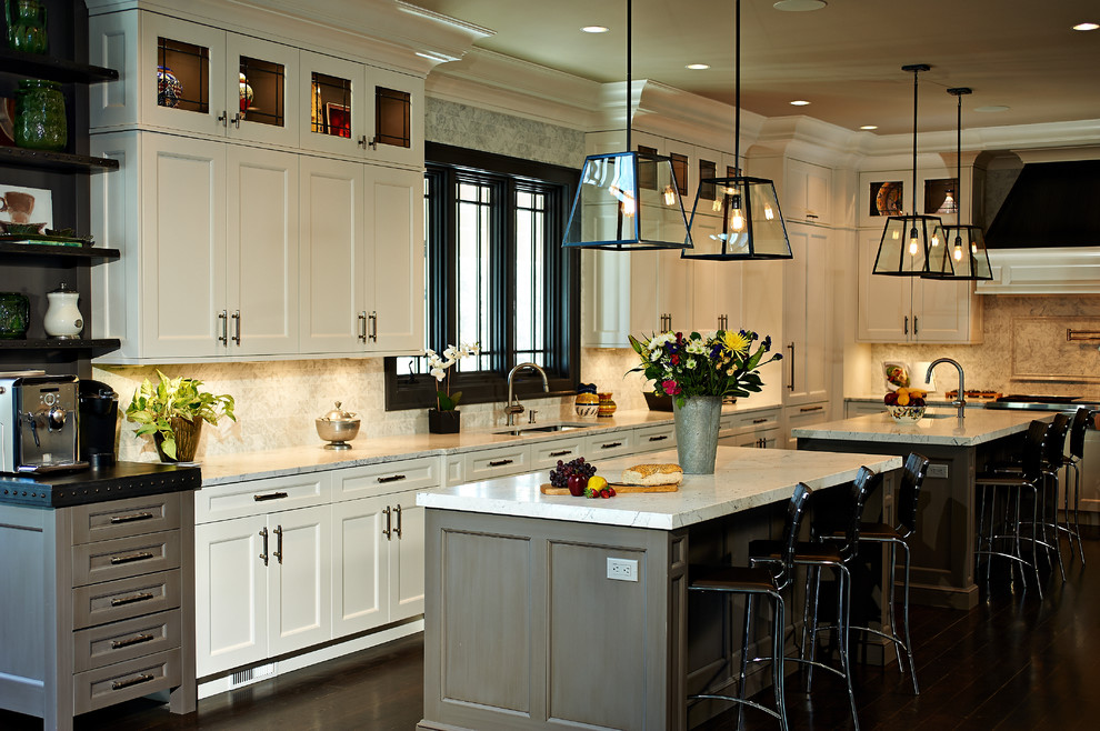 Shades of Gray - Traditional - Kitchen - New York - by Connecticut ...