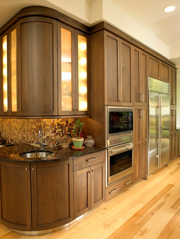 Shaker Black Walnut Kitchen - Traditional - Kitchen - Seattle - by ...
