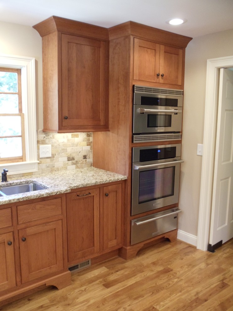 Shaker Cherry Beaded Inset Kitchen - Traditional - Kitchen - Atlanta ...