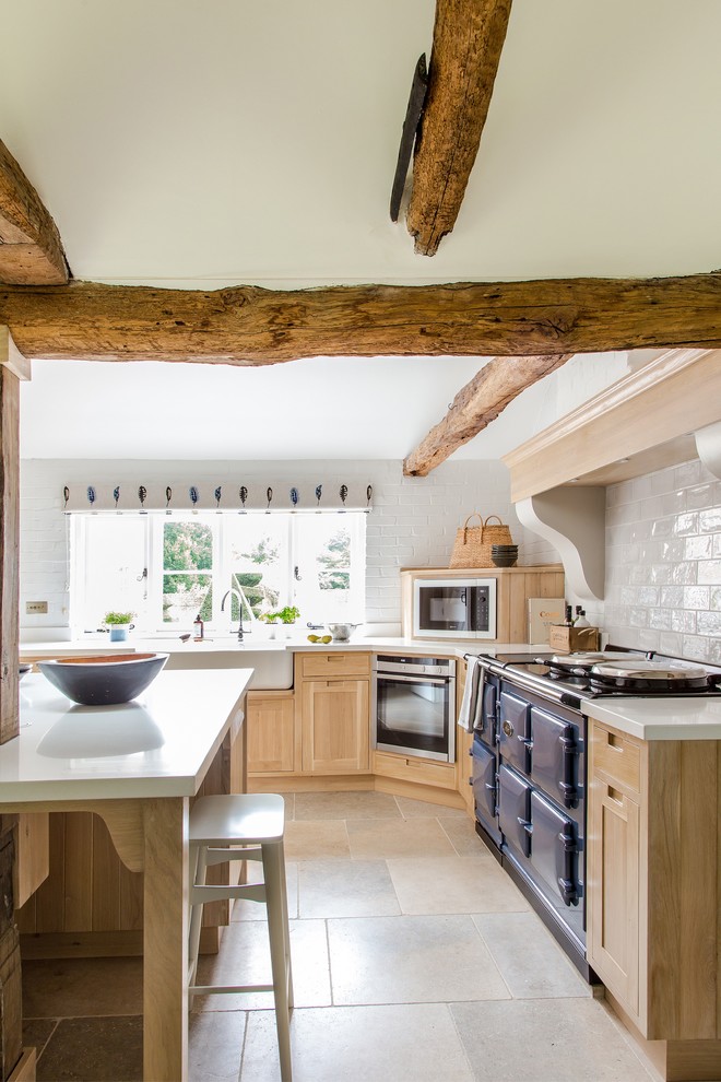 shaker kitchen in limed oak - Rustic - Kitchen - Other - by Dowers ...