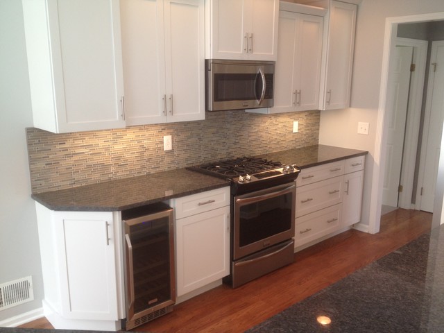 Shaker Kitchen in White Dove - Traditional - Kitchen - New York - by ...