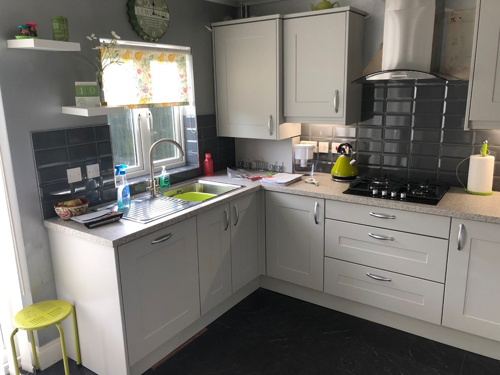 Shaker Style - Modern - Kitchen - Kent - by Dimension One Kitchen and ...