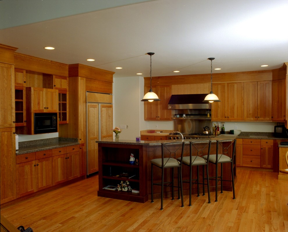 Craftsman Style Cherry Kitchen