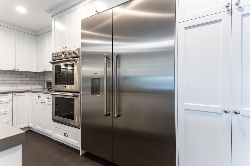 Shaker style pantry cabinets - Modern - Kitchen - Los Angeles - by ...