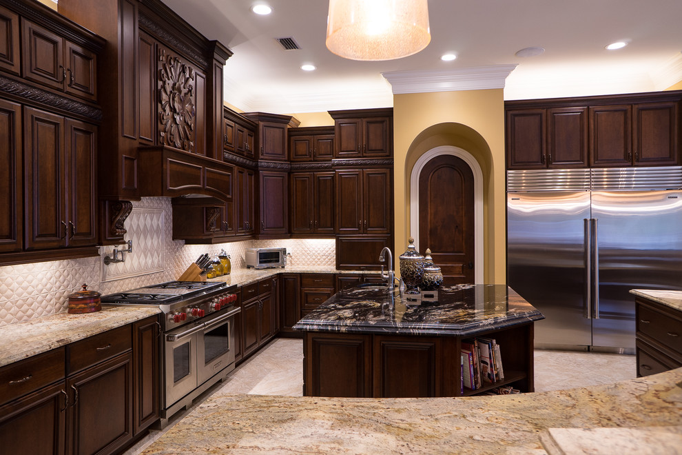 Shalimar Waterfront - Mediterranean - Kitchen - Miami - by DKM Custom ...