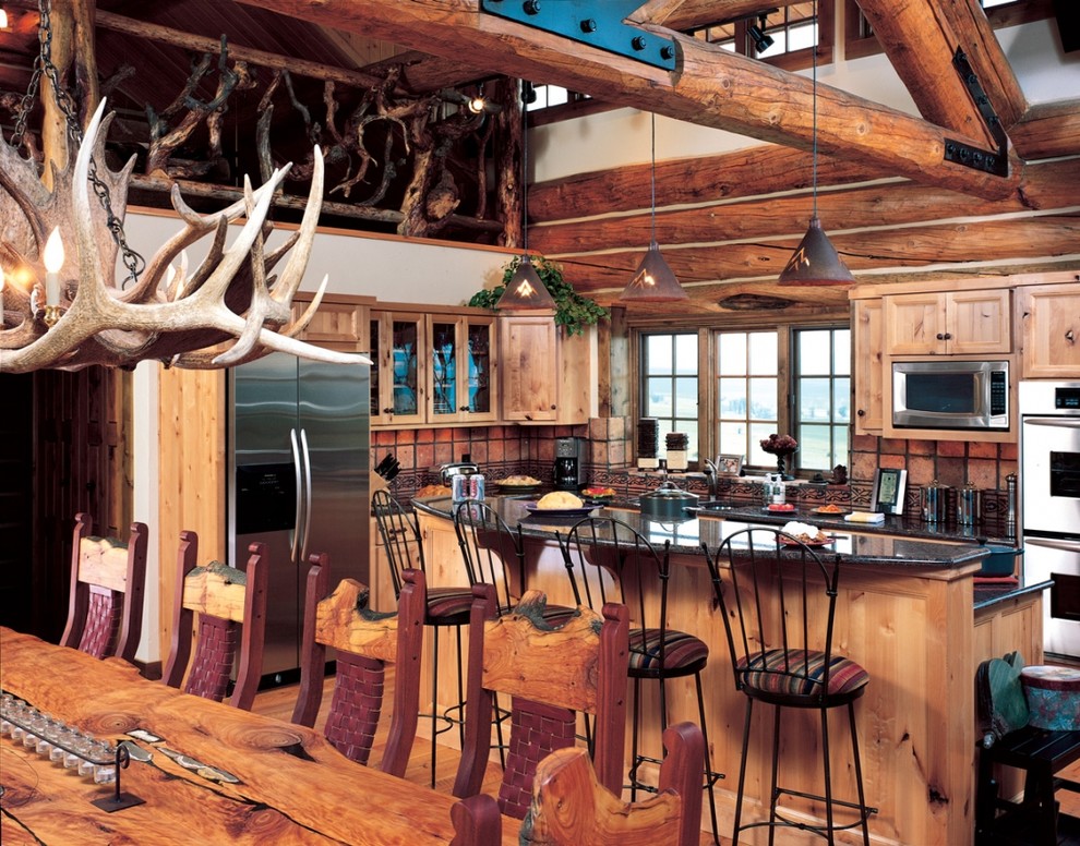 Shedhorn Ranch - Rustic - Kitchen - Other - by Yellowstone Custom ...