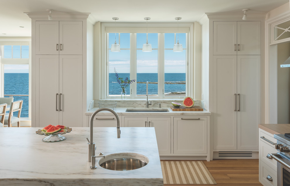 Ship Channel - Beach Style - Kitchen - Portland Maine - by Banks Design ...