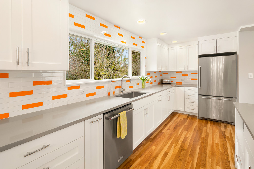 Shoreline Kitchen - Midcentury - Kitchen - Seattle - by Fosmore ...