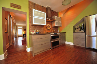 Shotgun Kitchen - Modern - Kitchen - Louisville - by Rock Paper Hammer ...