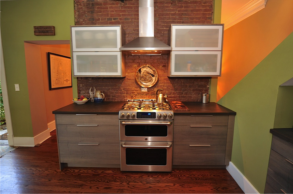 Shotgun Kitchen - Contemporary - Kitchen - Louisville - by Rock Paper ...