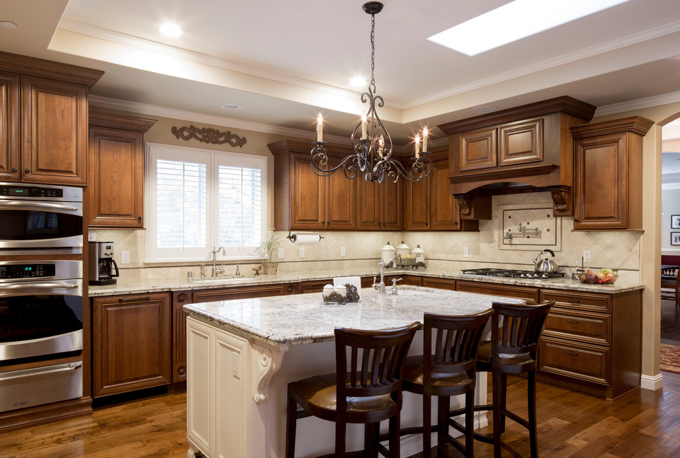 Showplace Kitchen/Island/Desk Area - Traditional - Kitchen - San ...