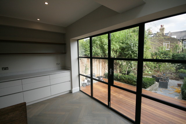Side infill extension London - Eclectic - Kitchen - London - by Ajax ...