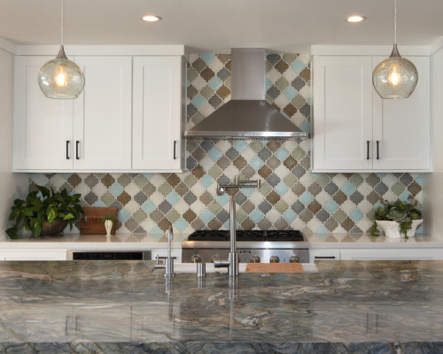 44+ ( Top ) Arabesque Tile - " Kitchen Backsplash " Design Ideas