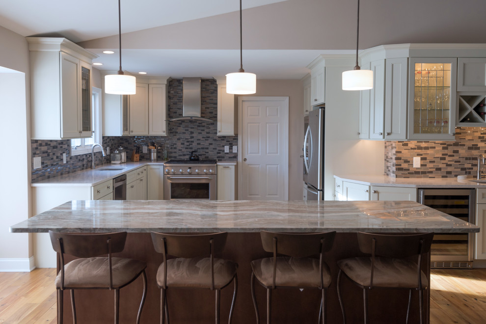 silestone-bianco river kitchen - Contemporary - Kitchen - Philadelphia ...