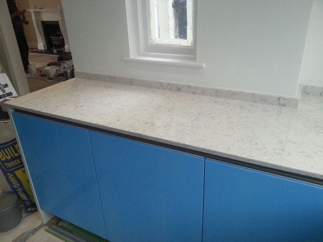 Silestone Lyra worktops for a London apartment - Modern - Kitchen - London - by My Kitchen ...