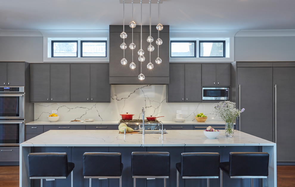 Simple Style - Contemporary - Kitchen - Chicago - by DDK Kitchen Design ...