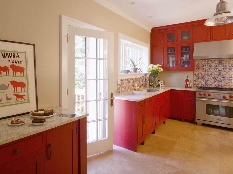 Simply Red - Traditional - Kitchen - St Louis - by GEGG DESIGN ...