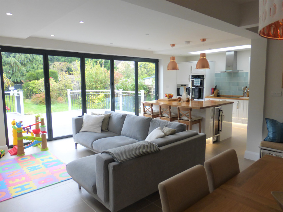 Single and Two Storey Rear Extension - Traditional - Kitchen - Surrey ...