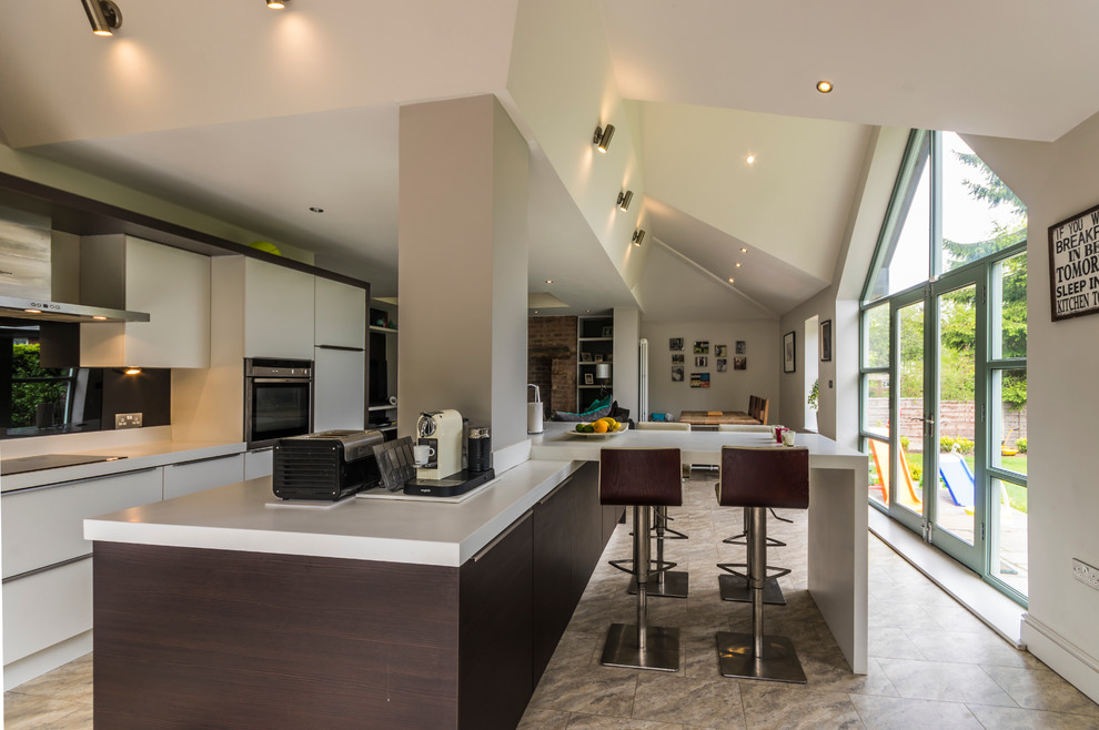 Single Storey Extension - Worsley, Greater Manchester. - Contemporain ...