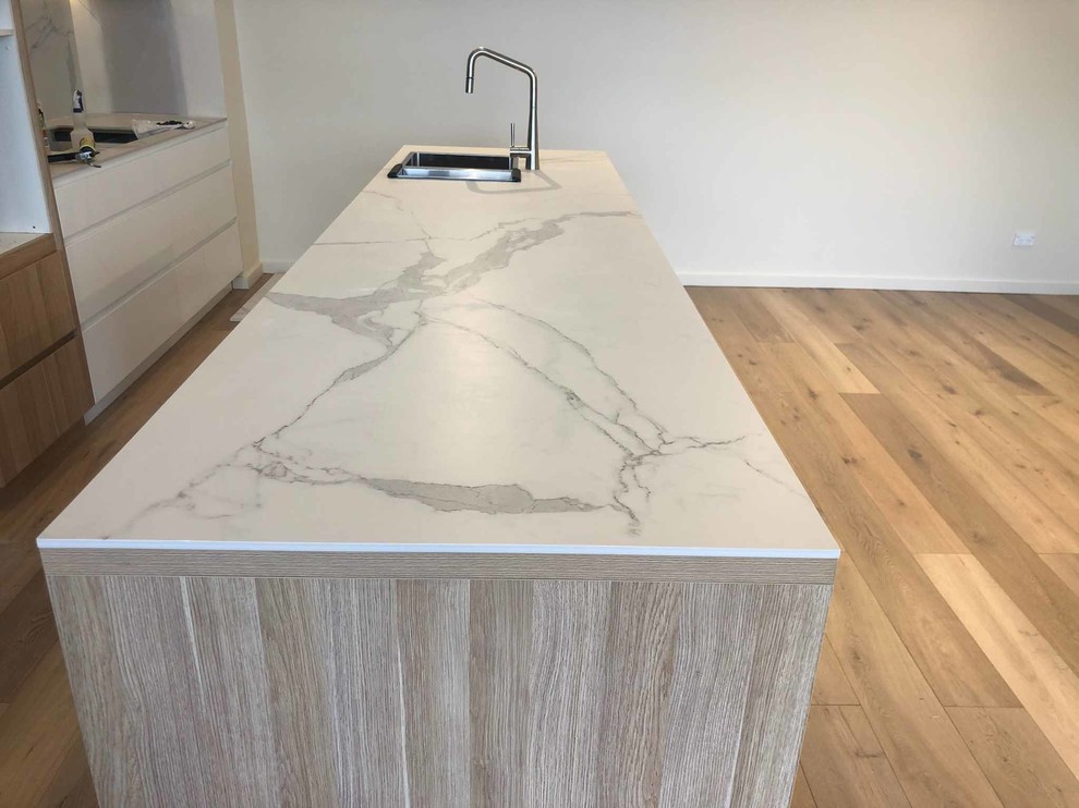 SinTerra Statuario - Large format Porcelain - Modern - Kitchen - Sydney ...