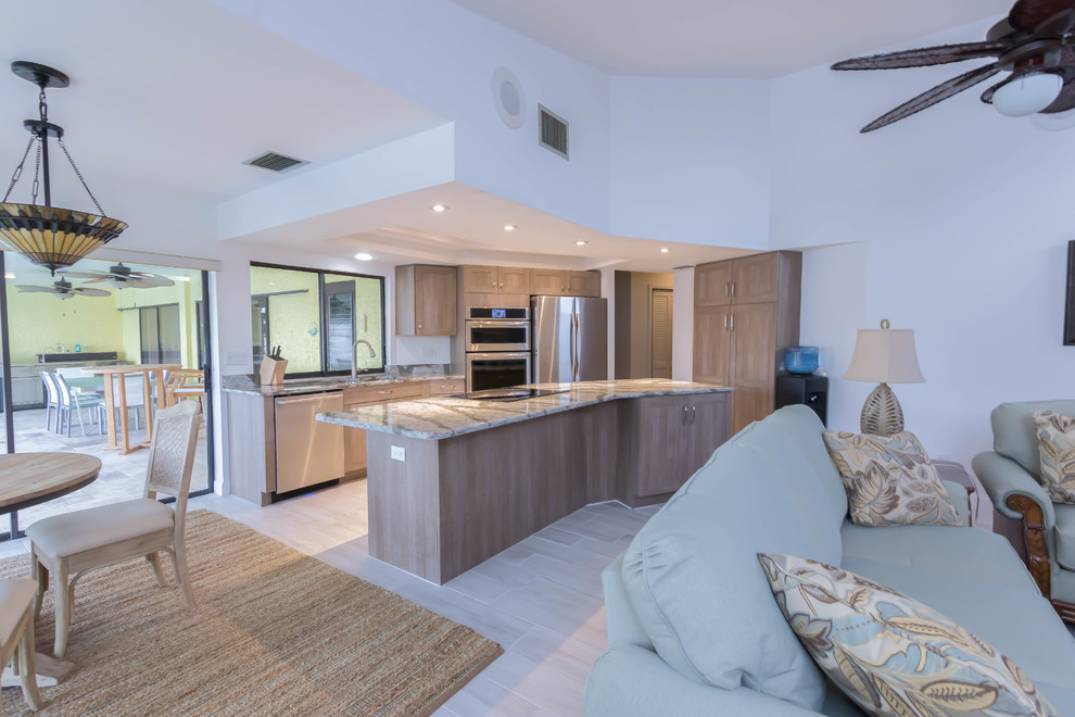 Skyline Remodel - Contemporary - Kitchen - Other - by Cabinet Genies ...