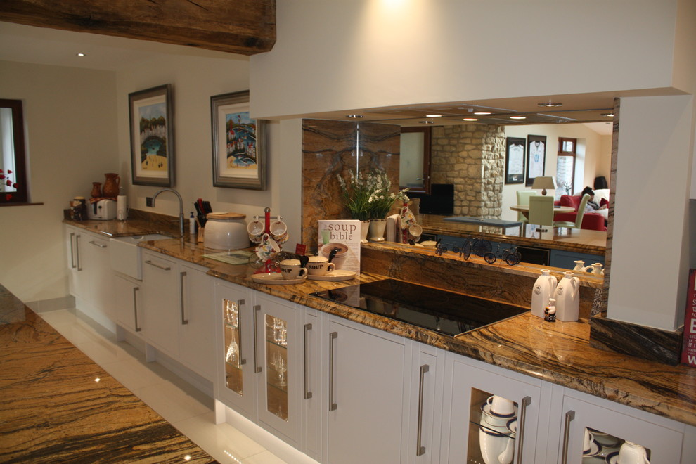 Slab Inframe Painted - Contemporary - Kitchen - Other - by Interiors 4 ...