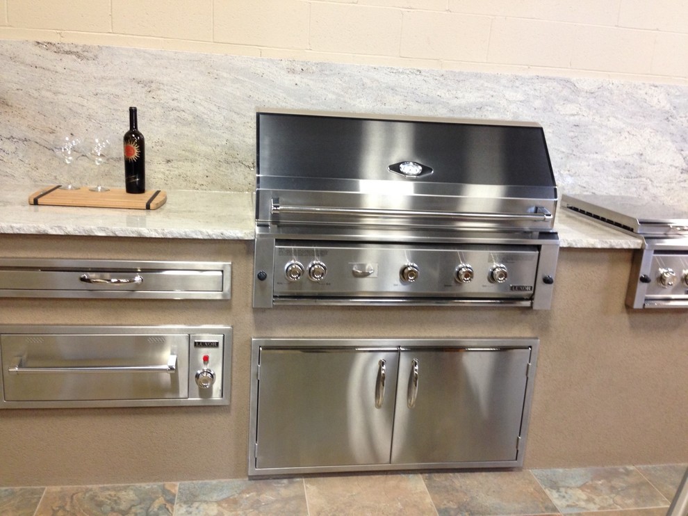 Sleek Outdoor BBQ - Modern - Kitchen - Toronto - by Artistic Stone ...