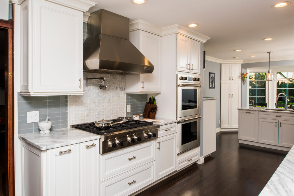 Sleek Professional Kitchen with a Modern Flare - Transitional - Kitchen ...