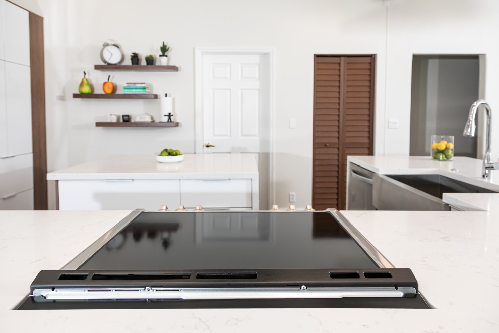 Slide in electric range - Contemporary - Kitchen - Miami - by OC ...