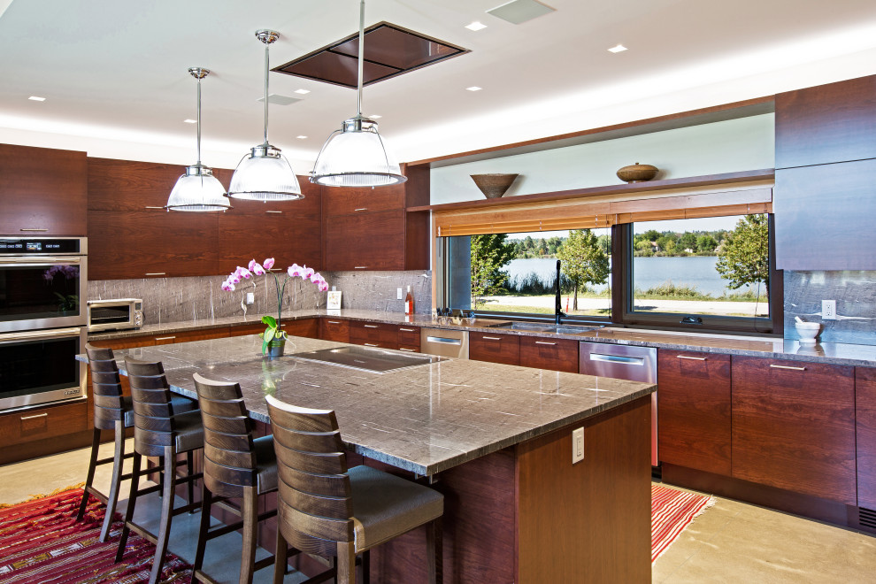 Sloans Lake House. - Modern - Kitchen - Denver - by YK Stone Center Inc. | Houzz